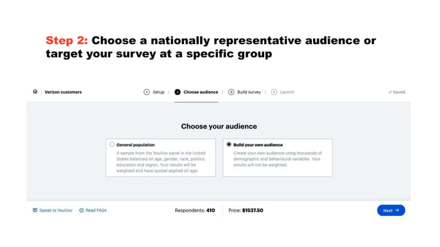 YouGov Self-serve: How to survey Verizon customers | PPT