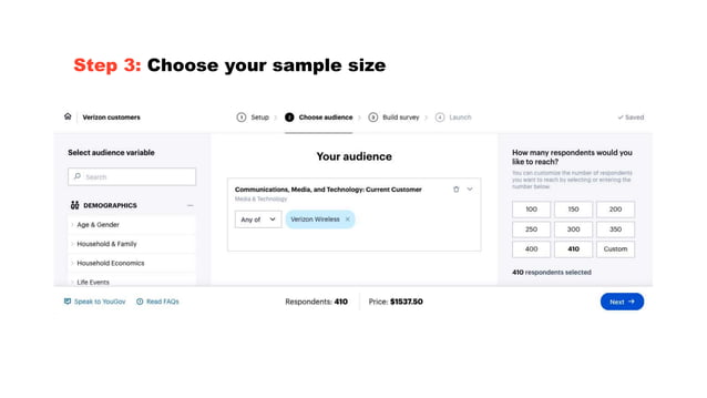YouGov Self-serve: How to survey Verizon customers | PPTX