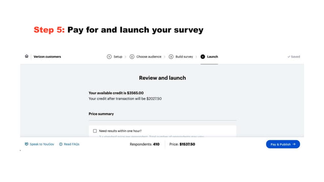 YouGov Self-serve: How to survey Verizon customers | PPTX