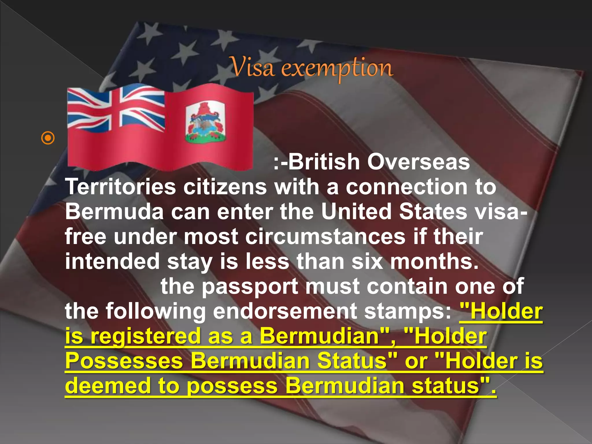 USA VISA POLICY | PPTX