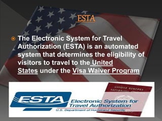 USA VISA POLICY | PPTX