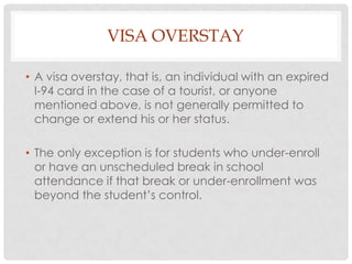 US Visas and Violations | PPT