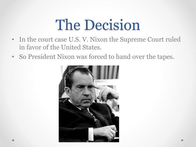 United States v Nixon | PPTX