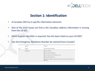 US vs. Canada SDS Requirements: What You Should Know Before Sending ...