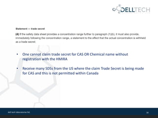 US vs. Canada SDS Requirements: What You Should Know Before Sending ...