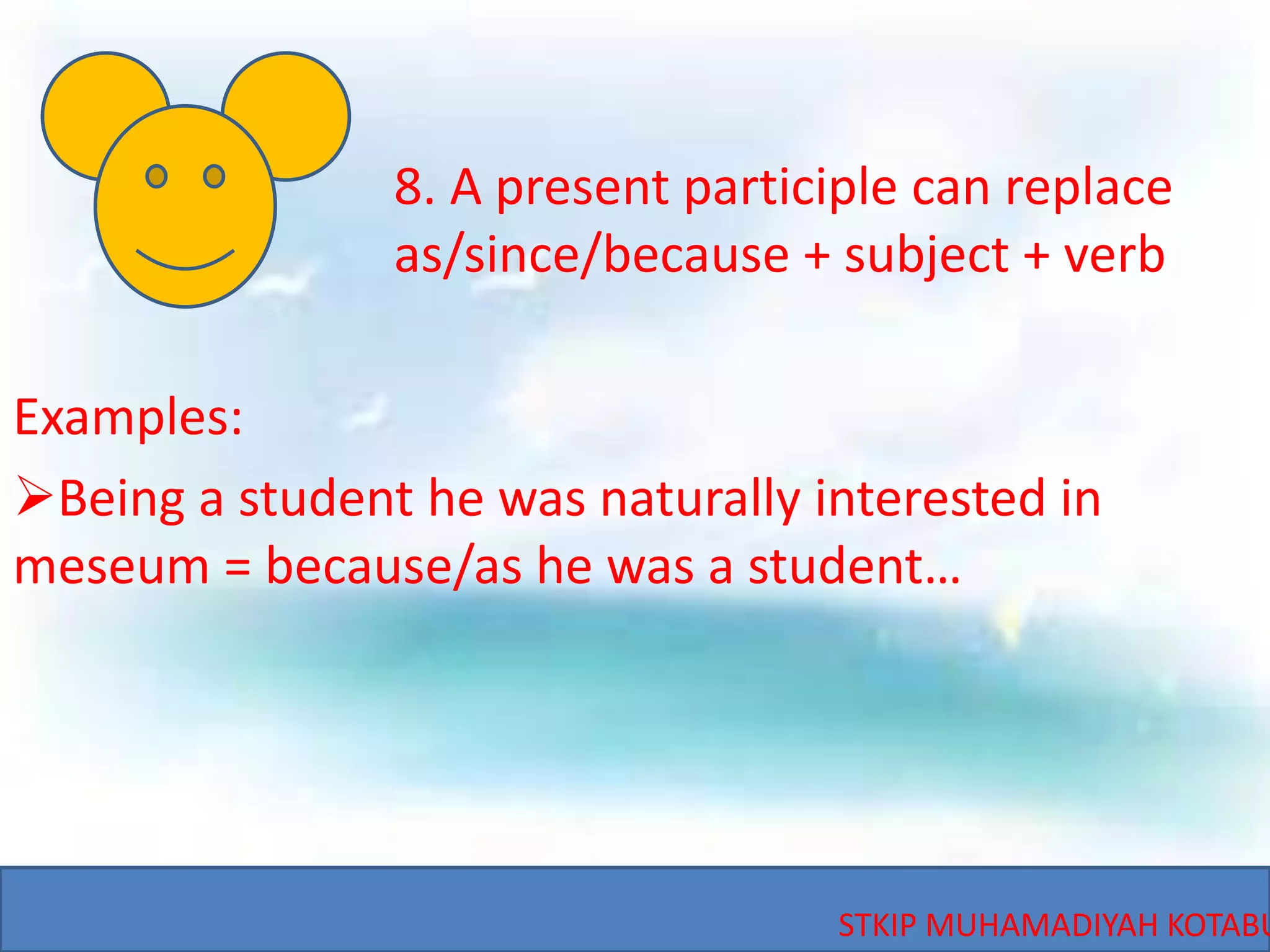 present participle | PPTX