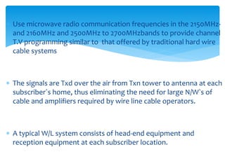 Us wireless cable television | PPTX
