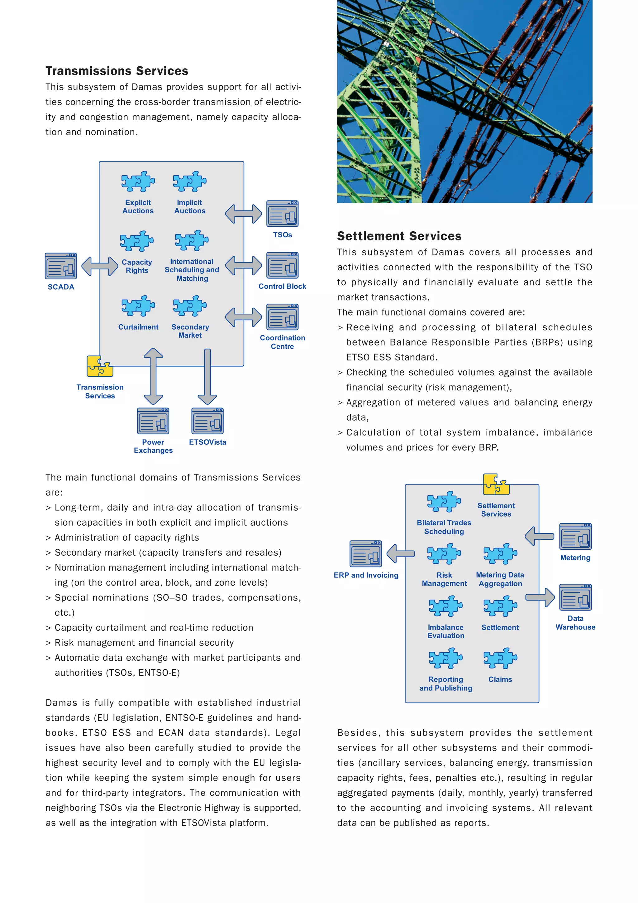 Damas - market management system for TSO | PDF