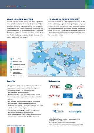 Damas - market management system for TSO | PDF