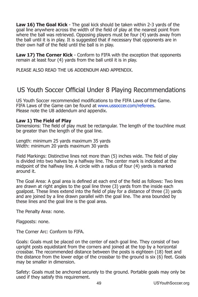 US Youth Soccer Practice Activities (U6-U8) | PDF | Soccer | Sports