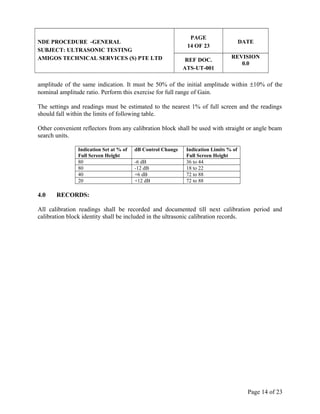 Ut procedure general | DOC