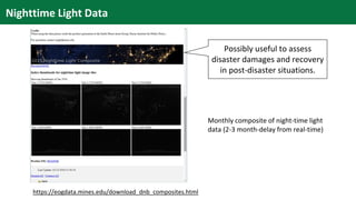 Disaster Damage Assessment and Recovery Monitoring Using Night-Time ...