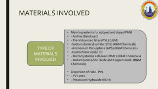 Polyaniline with natural latex | PPTX