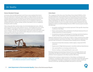 Utah DEQ State of the Environment 2015 | PPT