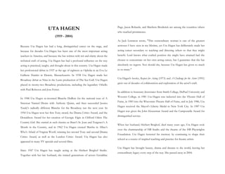 Uta hagen | PDF