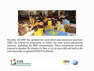 Utahloy International School Guangdong | Middle Years Programme | PPTX