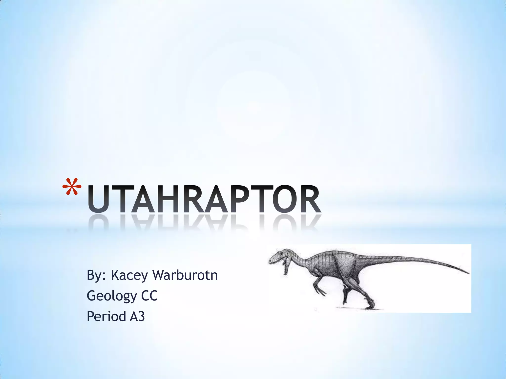 Utahraptor | PPTX
