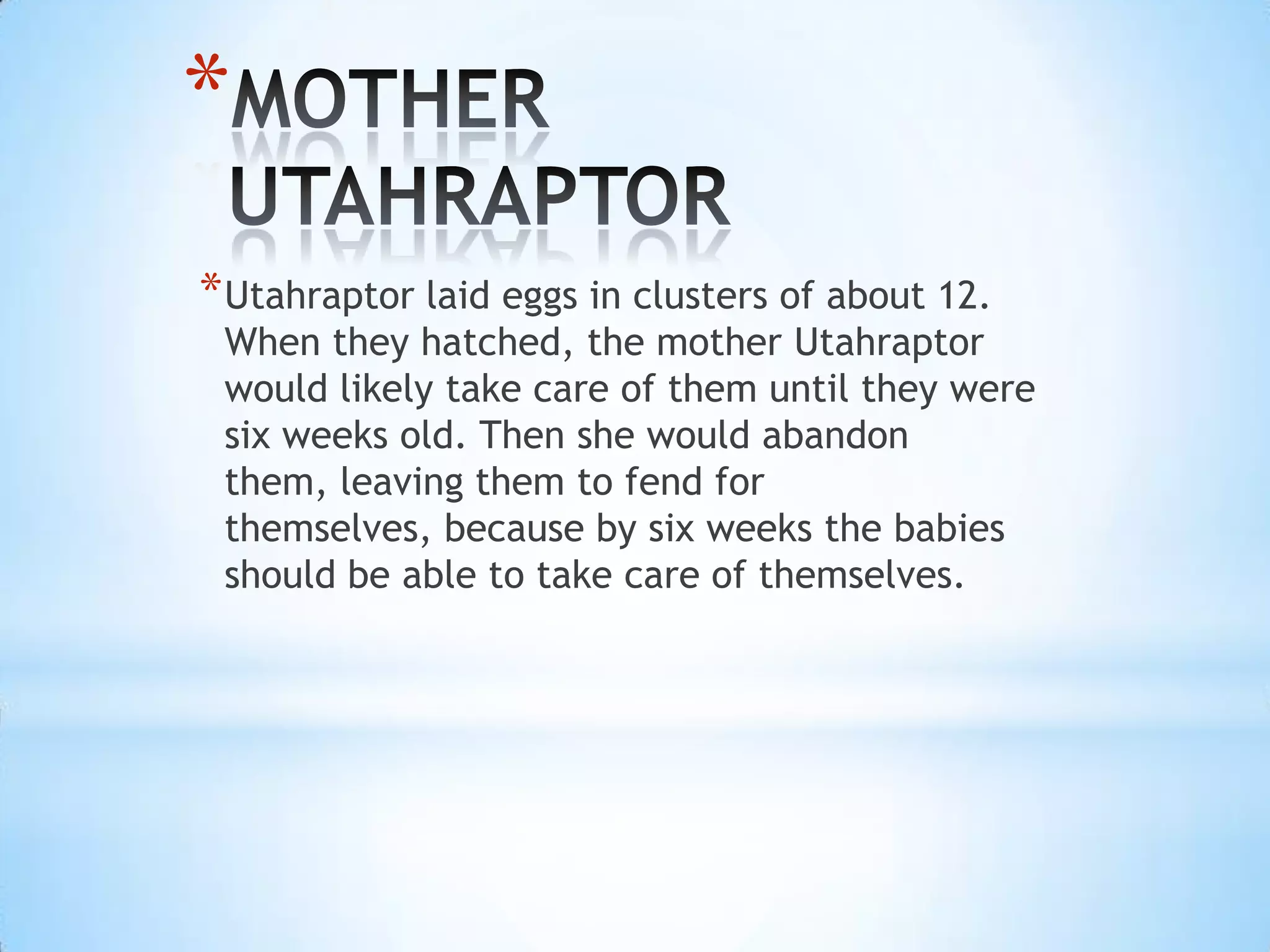 Utahraptor | PPTX