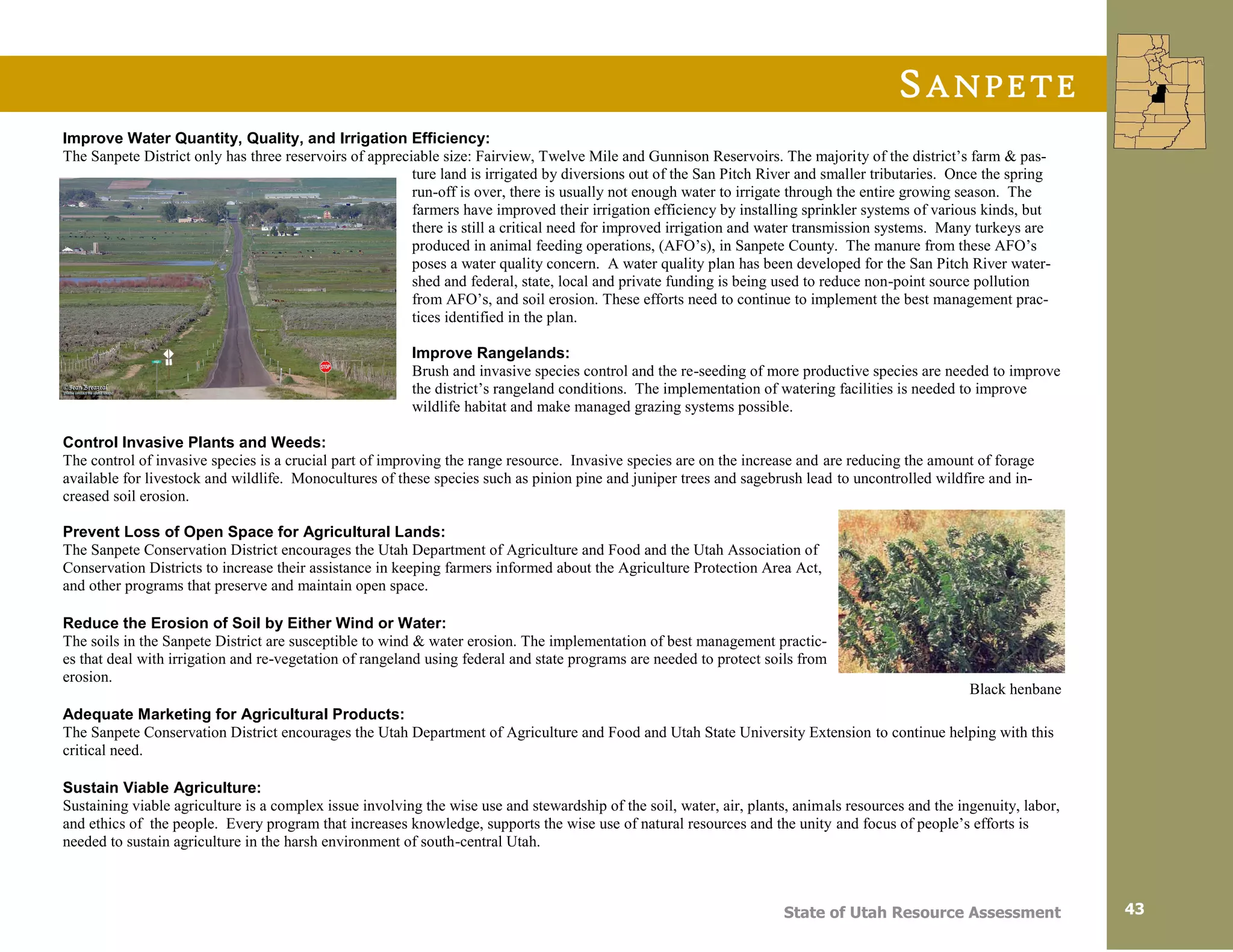 Assessment of Utah's Agricultural Resources | PDF
