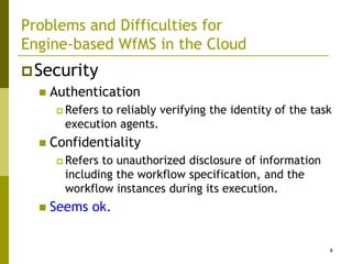The Security Framework for Workflow Management Systems | PPT