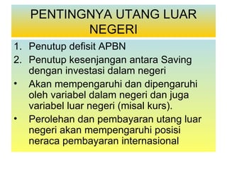 Utang luar negeri | PPT