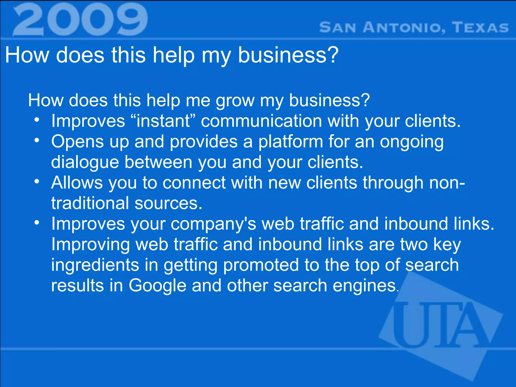 UTA Presentation | PPT