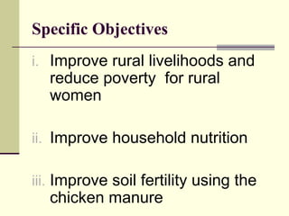 Improved Rural Livelihoods And Poverty Reduction Through Poultry ...