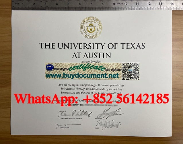 UT Austin diploma. Buy a fake UT degree. | PPT