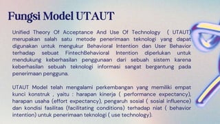 Tugas Financial Technology Review Artikel UTAUT | PDF