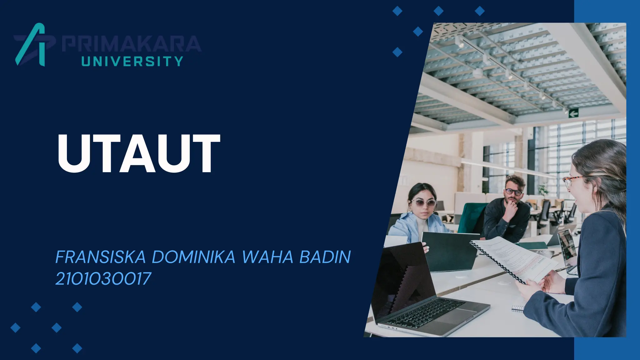 Tugas Individu Fintech Metode UTAUT_Pert 13 | PPT