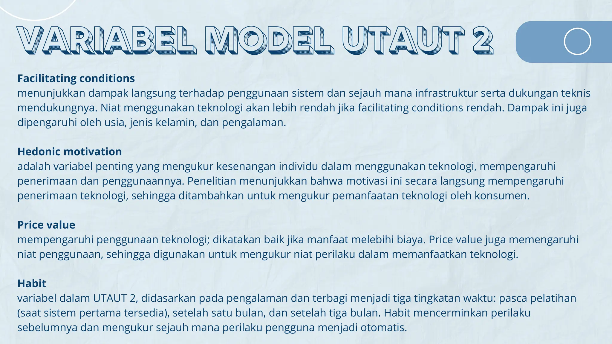 Tugas Individu Metode UTAUT 2_Fintech_Pert 14 | PPT