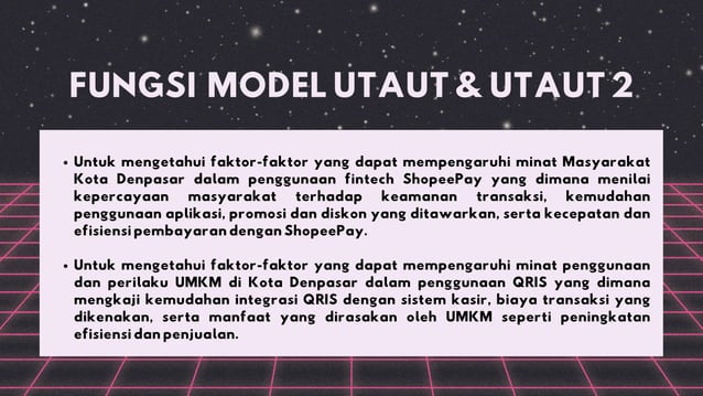 Financial Technology Utaut & Utaut2_Primakara | PPT