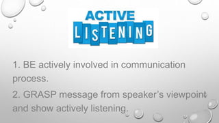 UTB Chapter 2 Listening Skills | PPTX