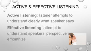 UTB Chapter 2 Listening Skills | PPTX