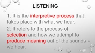 UTB Chapter 2 Listening Skills | PPTX