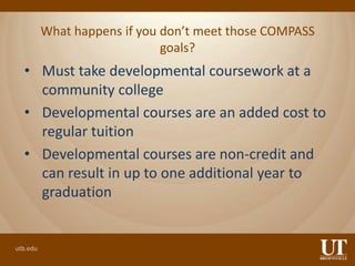 UTB COMPASS Pre Assessment | PPT