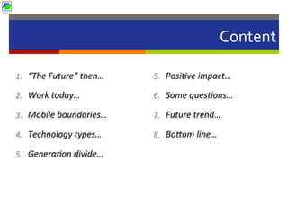 Technology & Work-Life Balance | PDF