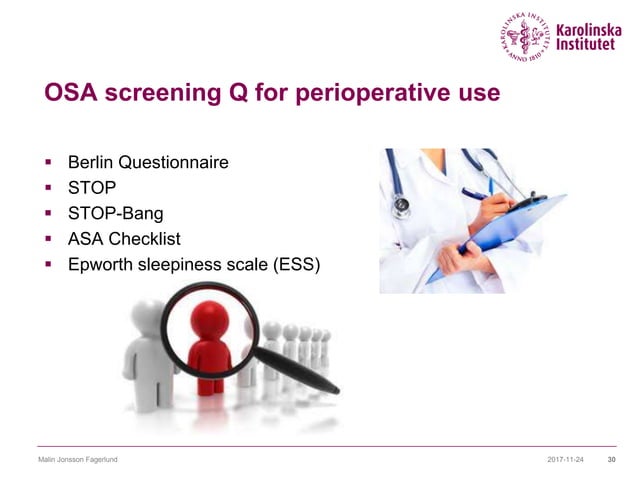 Is perioperative screening of OSA needed? | PPT