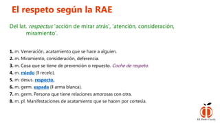 Charla sobre el respeto | PPTX