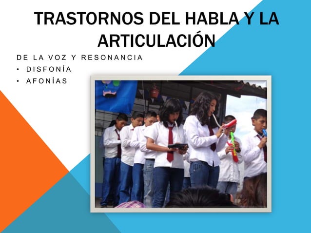 Ute descripcion de trastornos del lunguaje y comunicacion | PPT