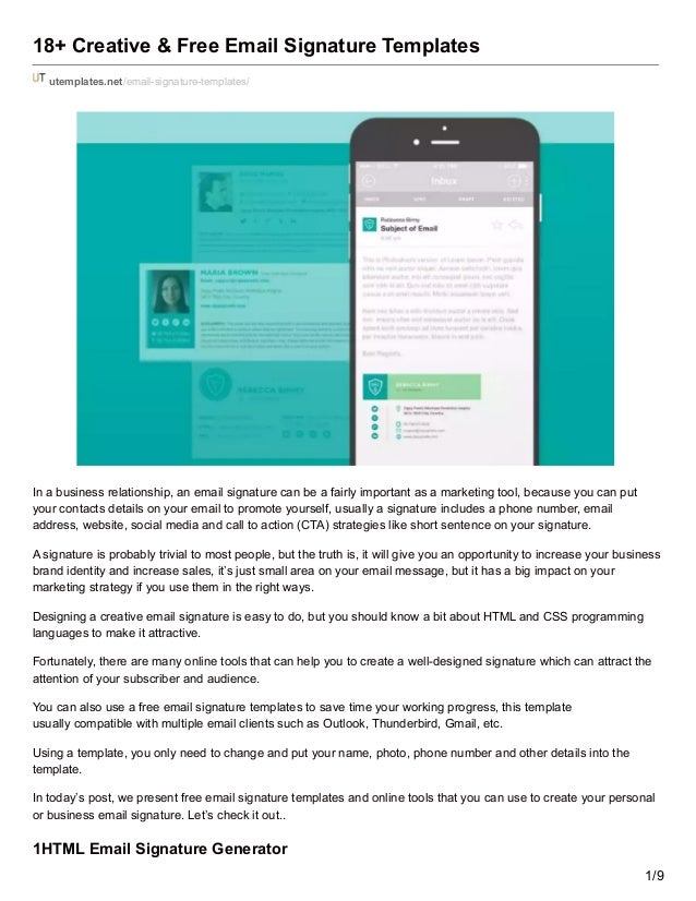 Uukrot blogg se Create Email Signature Template Free 