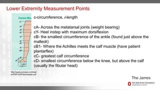 Measuring for Lower Extremity Compression Garments | PDF