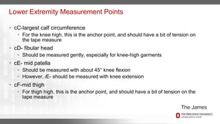 Measuring for Lower Extremity Compression Garments | PDF