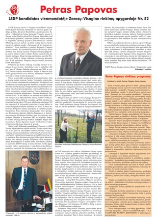 LSDP Utenos apskrities kandidatai | PDF