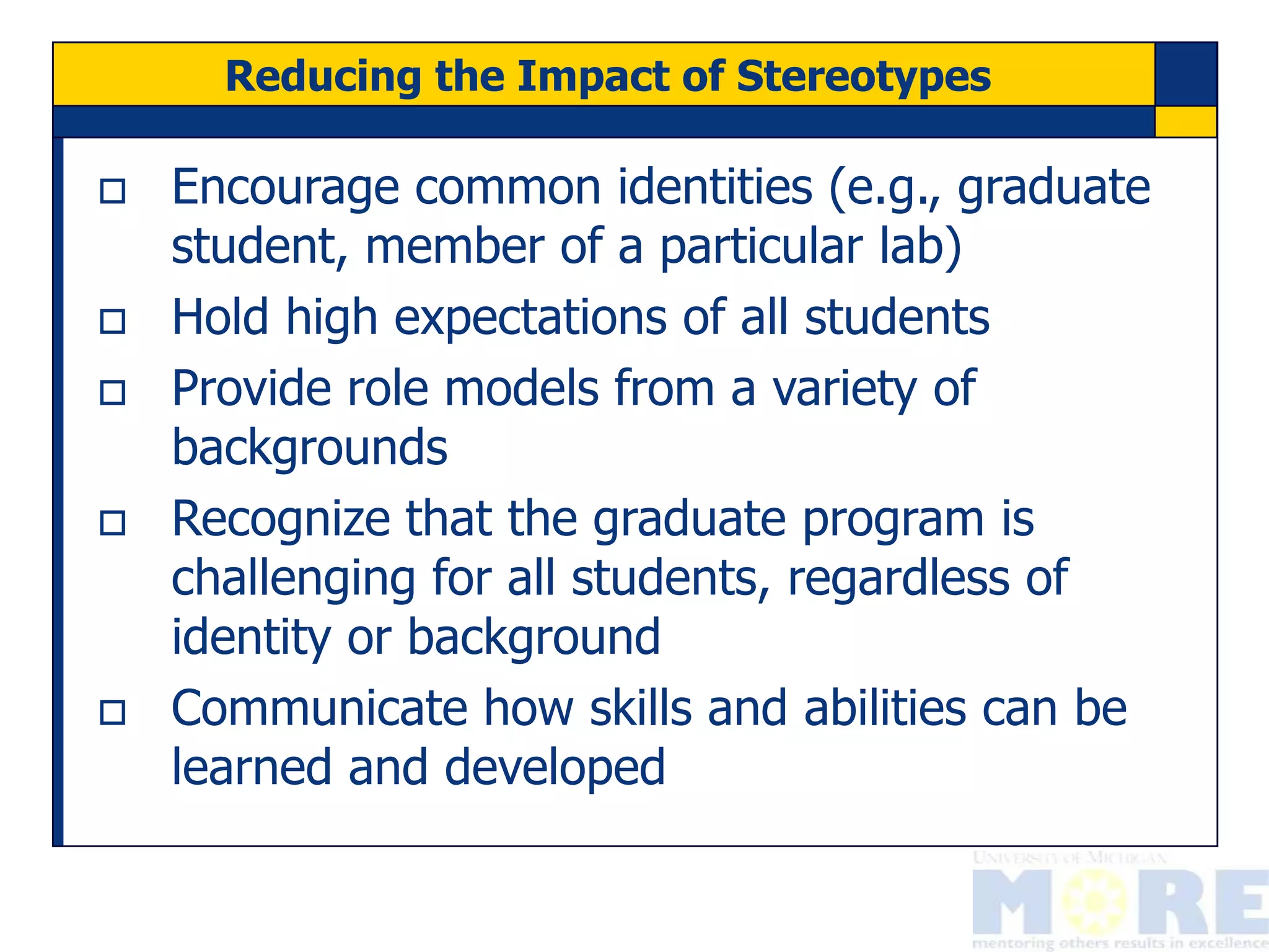 Mentoring Diverse Students, Winter 2012 | PPTX