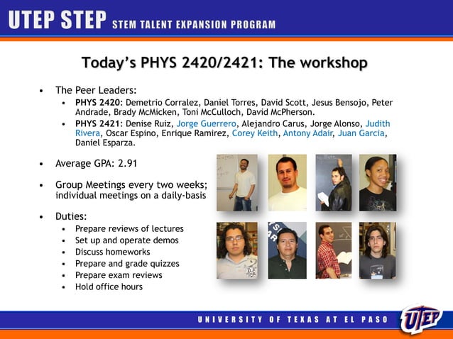 Utep step program curriculum innovation | PPT
