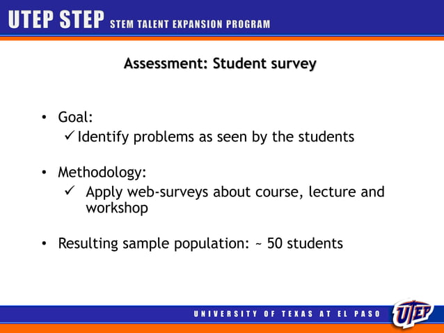 Utep step program curriculum innovation | PPT