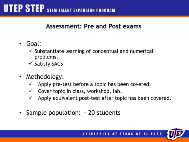 Utep step program curriculum innovation | PPT