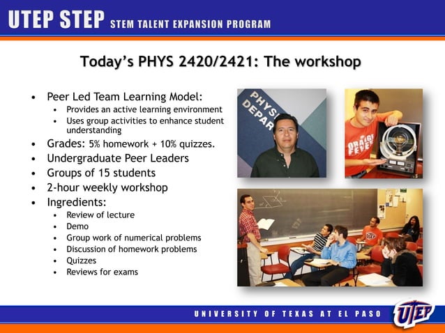 Utep step program curriculum innovation | PPT