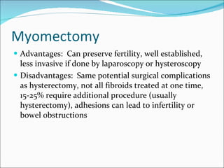 Uterine Fibroid Embolization Community Health Talk | PPT